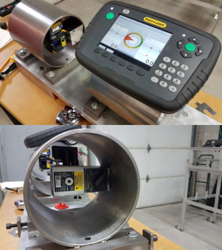 Bore Alignment Using a Shaft Alignment System | BENCHMARK PDM